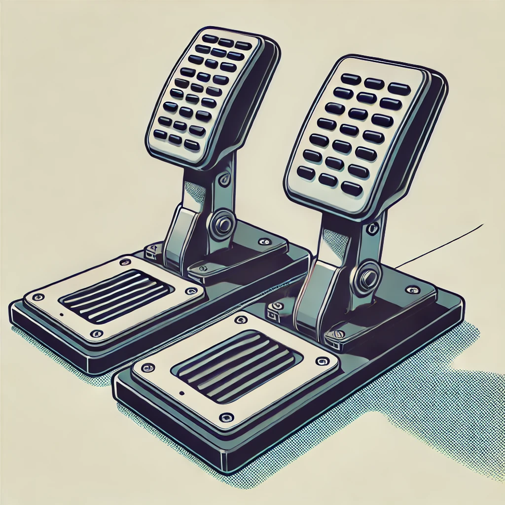 Pedales - volarvirtual.com